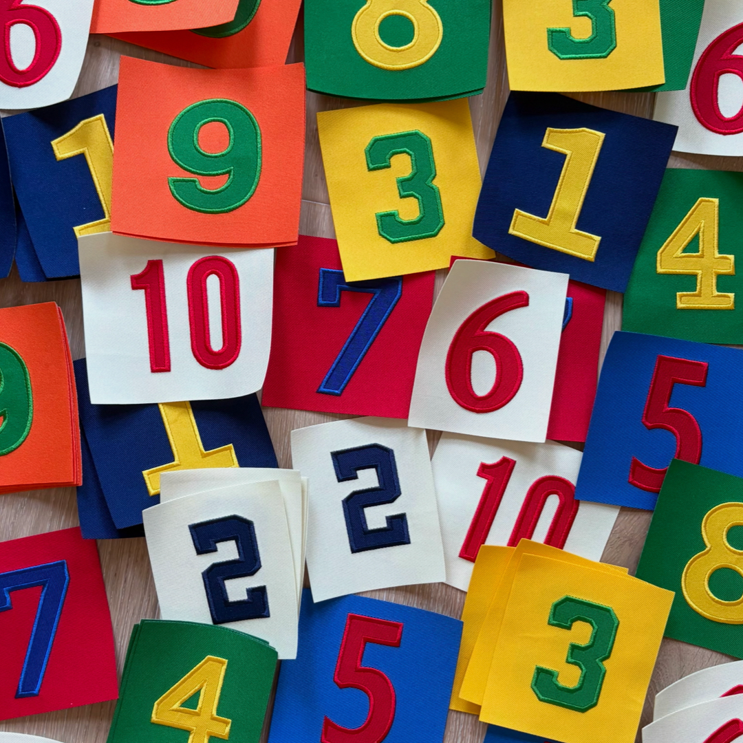 Embroidered Number Patch – JRUBY